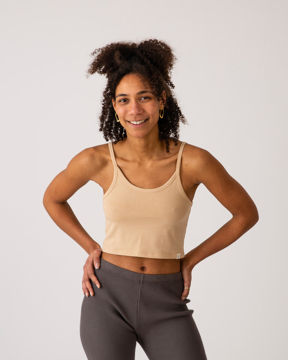 Basic Crop Top powder | Matona