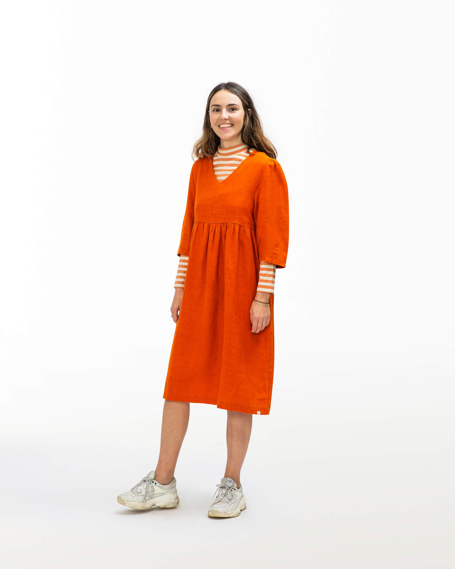 Elegant Midi Dress squash | Matona